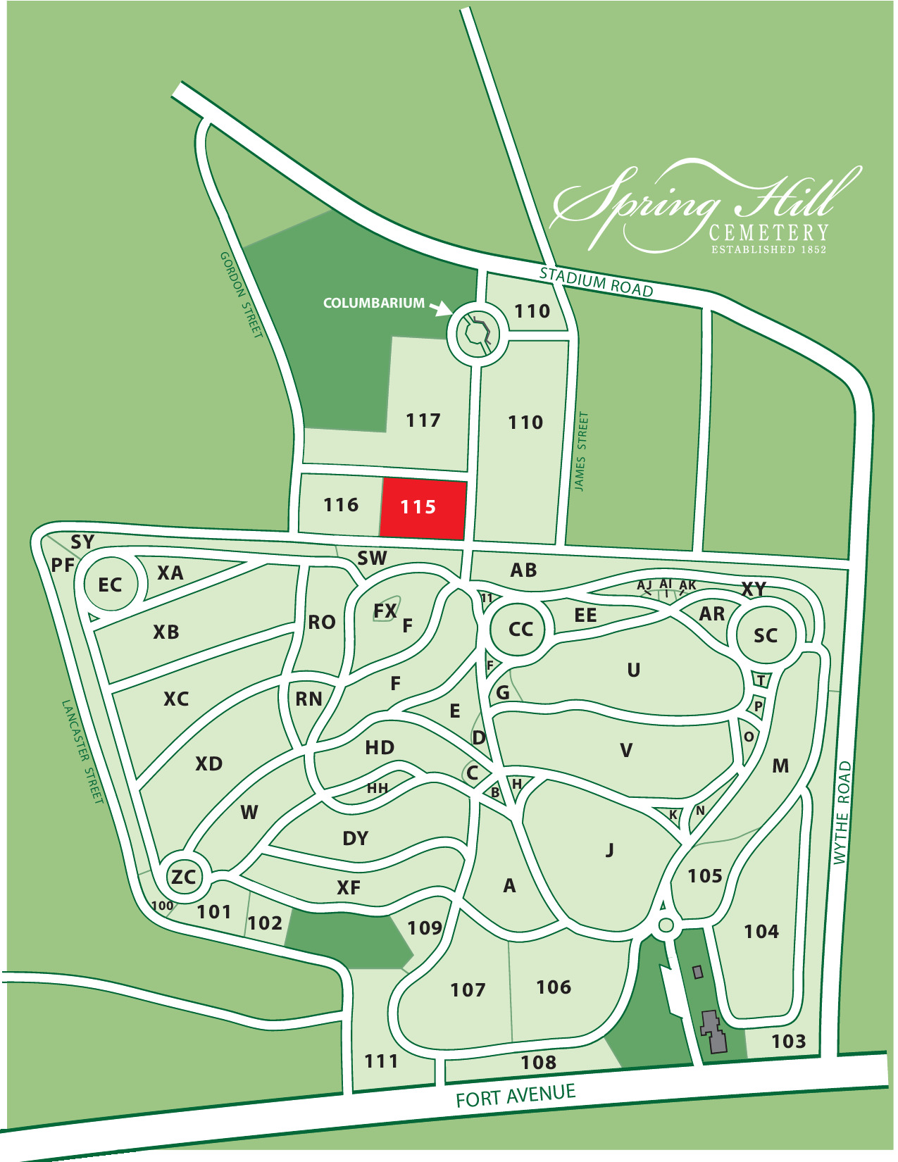 Spring Hill Cemetery | Wright, Bonnie Rhodes